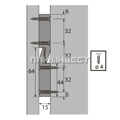 HETTICH | Крепление панелей и зашивок MultiClip купить в Минске